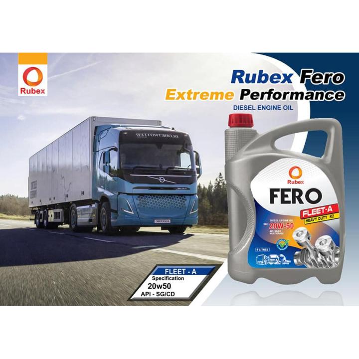 Best Engine Oil by Rubex Oil Pakistan 20W-50 Multi Grade Heavy Duty R2 ...