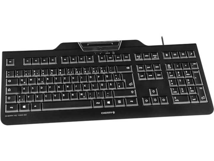 Cherry KC 1000 SC Intelligent Security Keyboard – USB Smart Card Reader ...