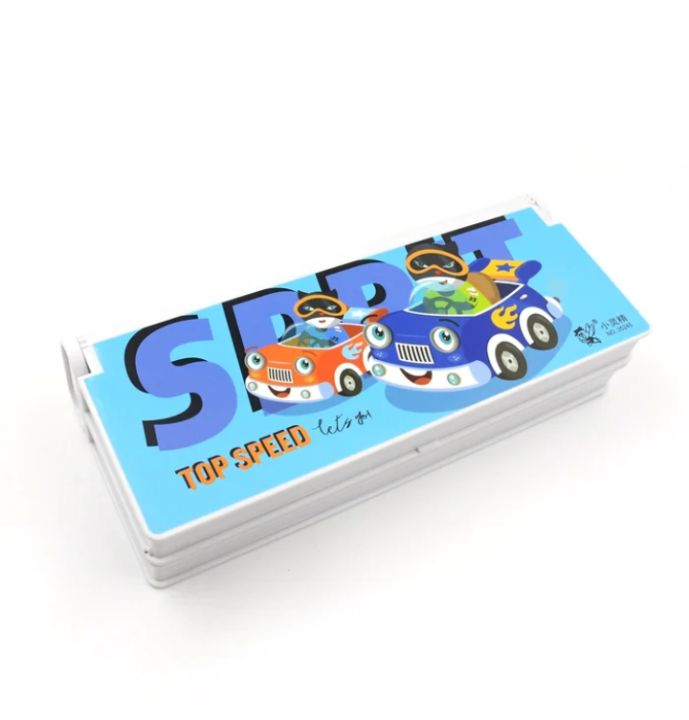 360 Degre Rotating Pencil Boxwith Witeboard Marker And Duster 2 ...