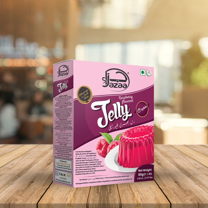Jazaa Raspberry Flavor Jelly 80 gm | Daraz.pk