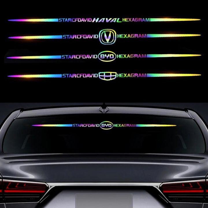 Car Windshield Reflective Laser Sticker Decal for Audi BMW Kia Benz ...