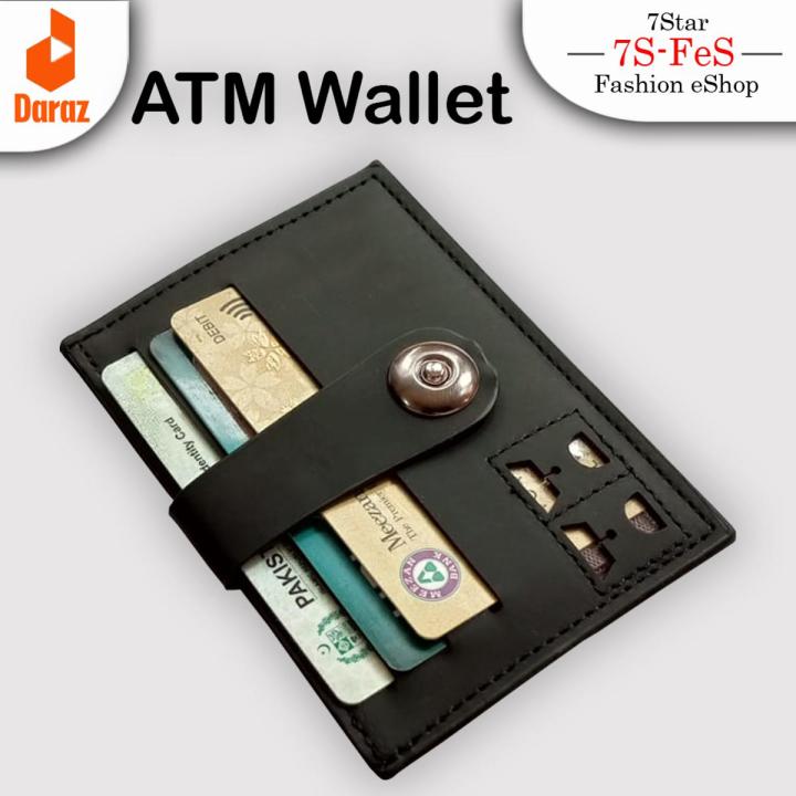 Hot Selling Mini ATM Wallet Best Quality Leather ID Card Holder Slim ...