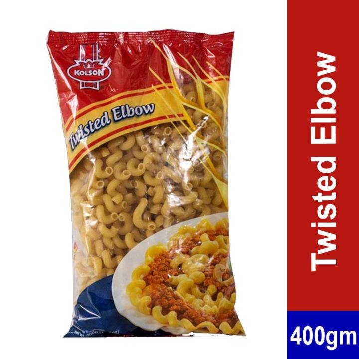 Kolson Twisted Elbow Macaroni 400 GM | Daraz.pk