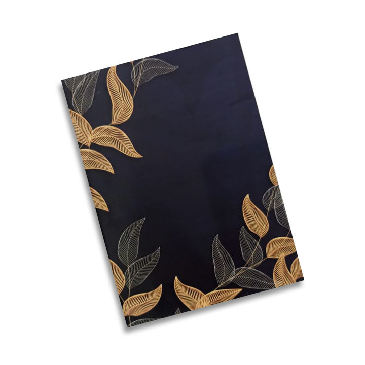 Golden Silver Pin Bind Note Book | Soft Note Book - 100 pages A5 Size ...