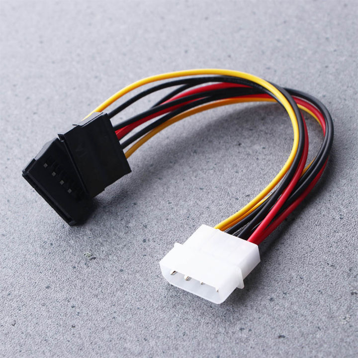 IDE High Quality 4 Pin Molex IDE to 2 Serial ATA PSU Extension Cable ...