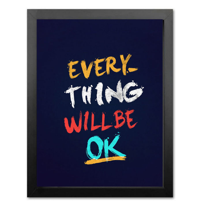 Motivational Quotation Wall – Frame | Daraz.pk