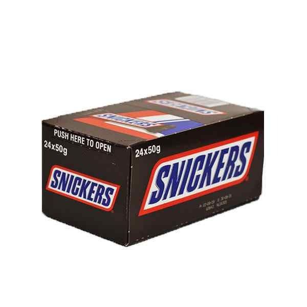 Snickers Chocolate Bar Original – Full Box Pack of 20 x 45g – Imported ...