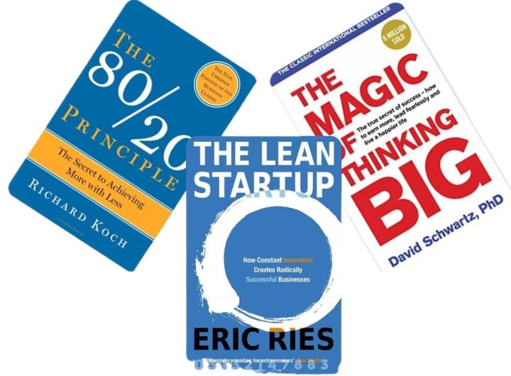 The Magic of Thinking Big / The 80/20 Principle / The Lean Startup ...