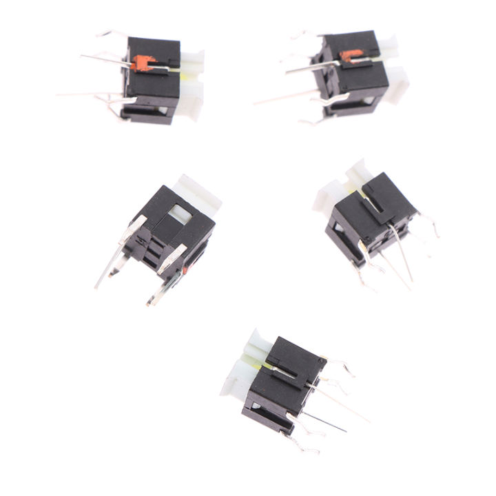 5Pcs TS-H002 6*6*7 Illuminated Tact Switch 4 Pin DIP Type Tactile ...