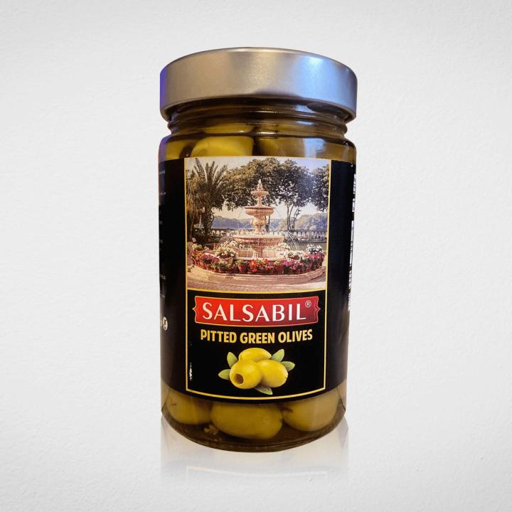 Salsabil Imported Pitted Green Olives (320gm) | Daraz.pk
