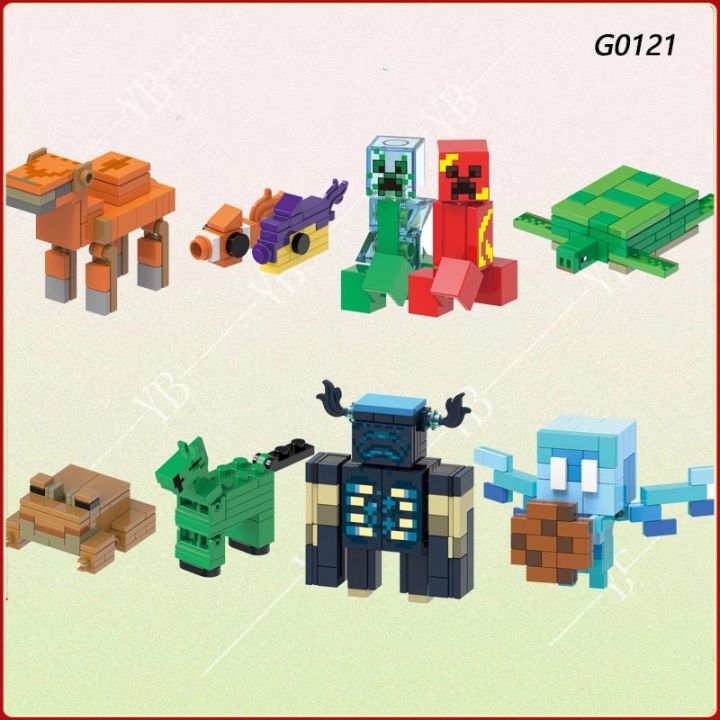 Children's Toys Minecraft minifigures Camel Guardian Assembled Building ...