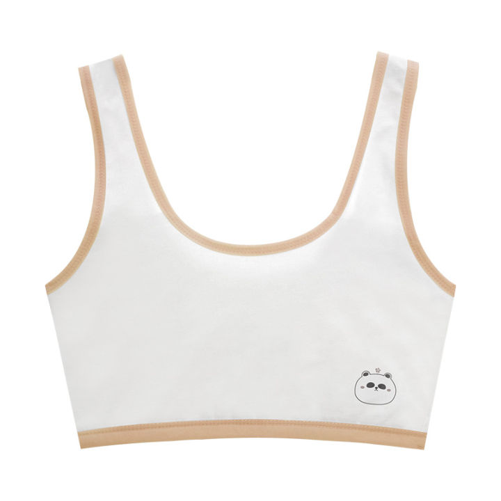 Girls' development period underwear female little girl vest cotton ...