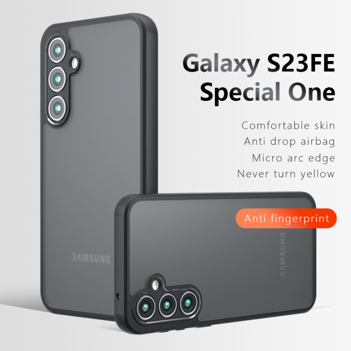 Matte Transparent Anti-Yellowing Phone Case for Samsung A55 A54 A34 A24 A15 S22 S23 Ultra | Daraz.pk