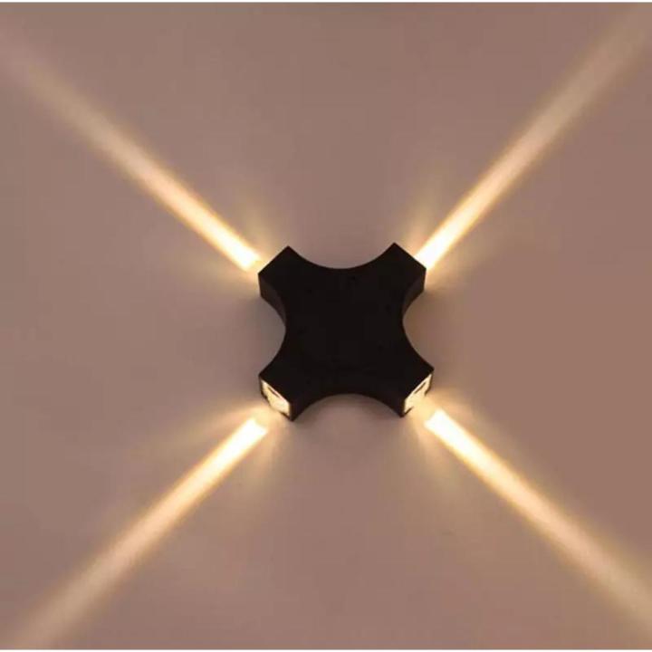 Four Way Spot light Waterproof Outdoor / Indoor Wall Light | Daraz.pk