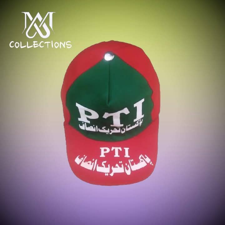 PTI Cap / Imran Khan Party Cap / Pakistan Tehreek-e-Insaf Cap For Boys ...