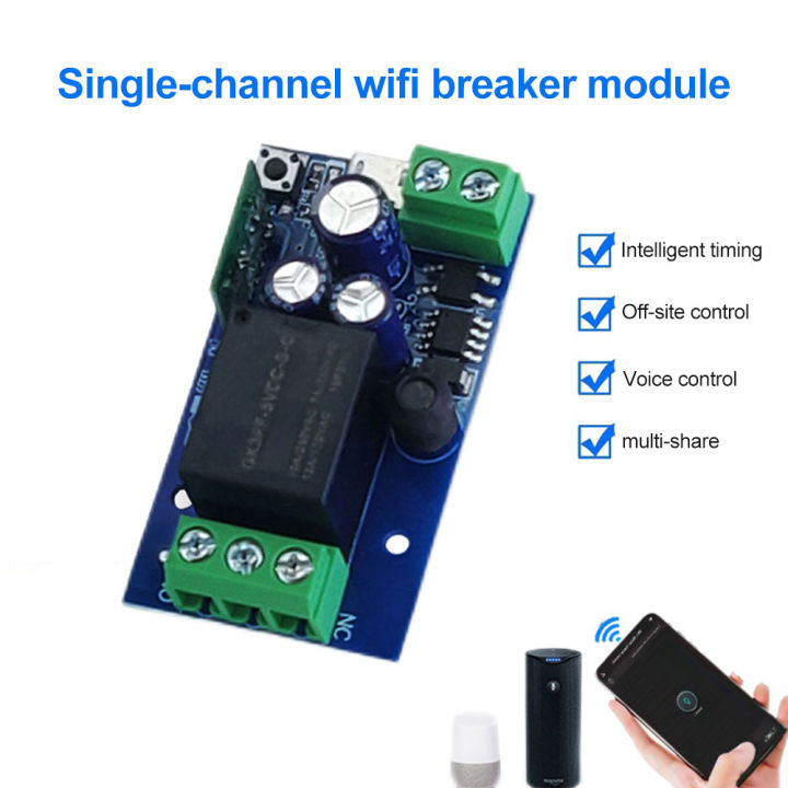 Wifi Relay Smart Switch 10a Usb 5v Dc7-48v 1 Ch 2.4g Rc With Ewelink ...