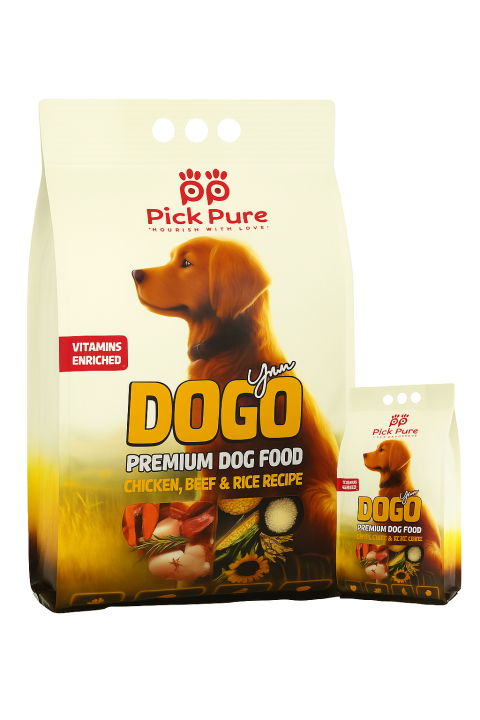 Pick pure DOGO 3 kg food - puupy food - adult food - permium dog food ...