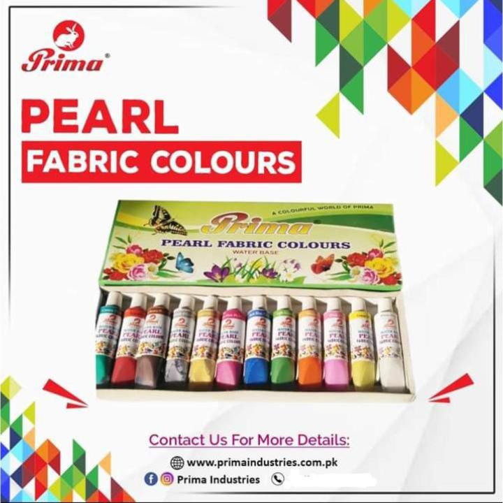 Prima Pearl Fabric Colours Set of 12 tubes | painting colours | art and ...