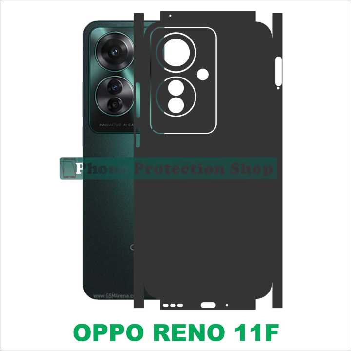 OPPO RENO 11F full Back 360 Protection skin wrap with sides and camera ...