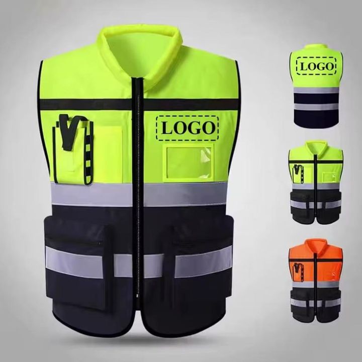 Safety Jacket / Safety Vests - Yellow / Orange Blue / High Quality ...
