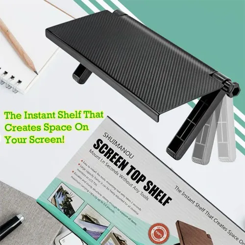 New High Quality Screen Top Shelf TV Screen Caddy Holder Adjustable ...
