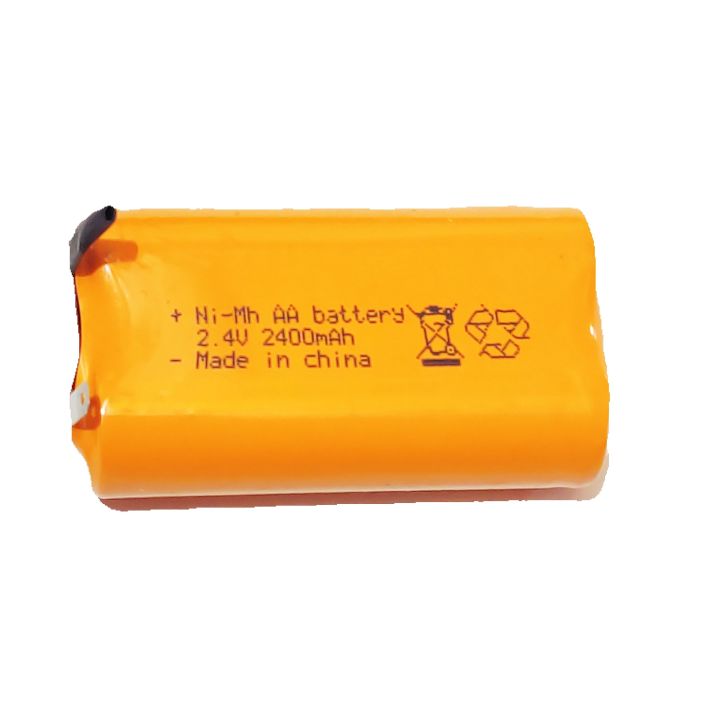 AA Rechargeable 2.4 volt 2400mAh Battery cell for Hair Trimmer ...