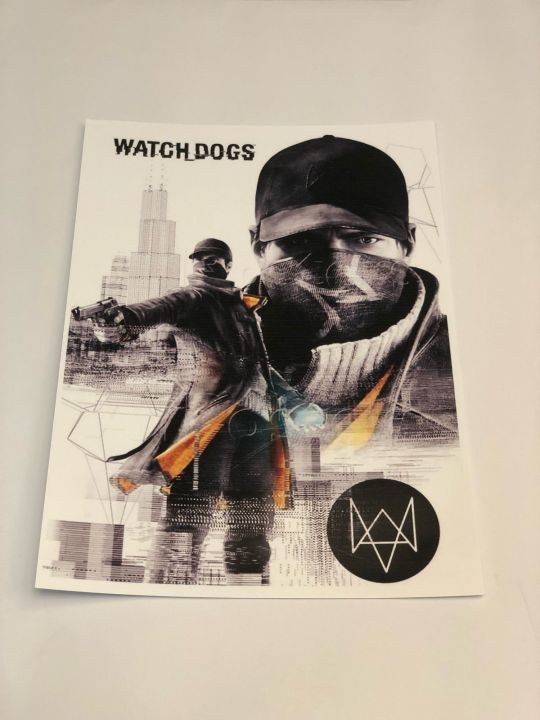 All Watch dogs games aesthetic A4 size vinyl sticker posters | Daraz.pk