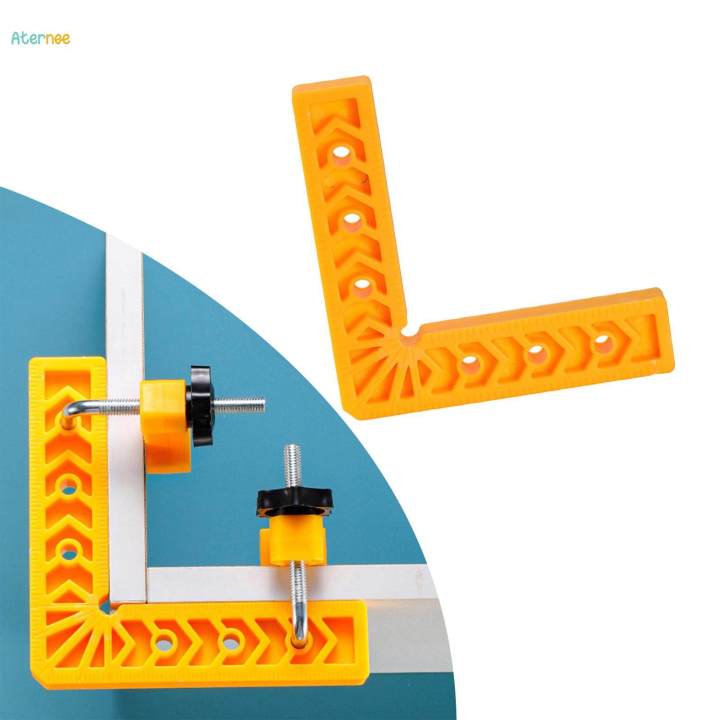 90 Degree Positioning Squares Right Angle Clamp Orange Woodworking Tool ...