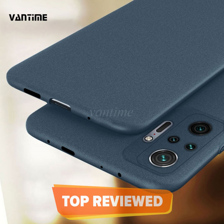 Vantime for Xiaomi Redmi Note 10 Pro Case Soft Sandstone Slim Matte Cover | Daraz.pk