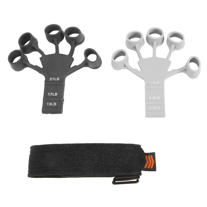 Silicone Hand Grip Device Finger Exerciser Strengthener Stretcher ...