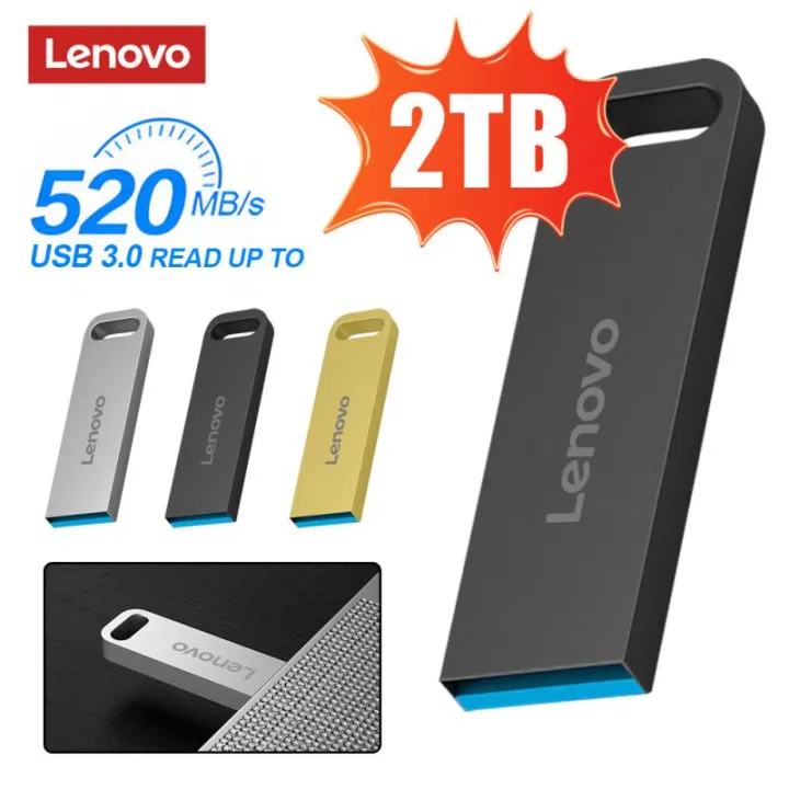 【COD+Ready Stock + FREE Shipping 】Lenovo Pendrive Waterproof High Speed ...