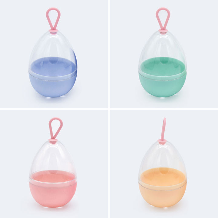 Empty Transparent Puffs Drying Box Storage Case Portable Sponge Stand ...