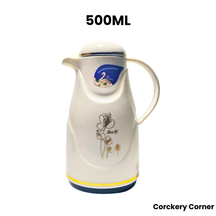 White 500 ml Homemade-Use Flask for Tea & Milk | Daraz.pk