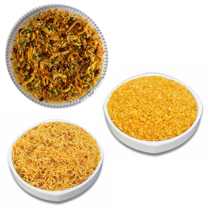 Pack of 3 - Nimco Corner Daal Mong / Mix Nimco / Daal Moth Each 200gm ...