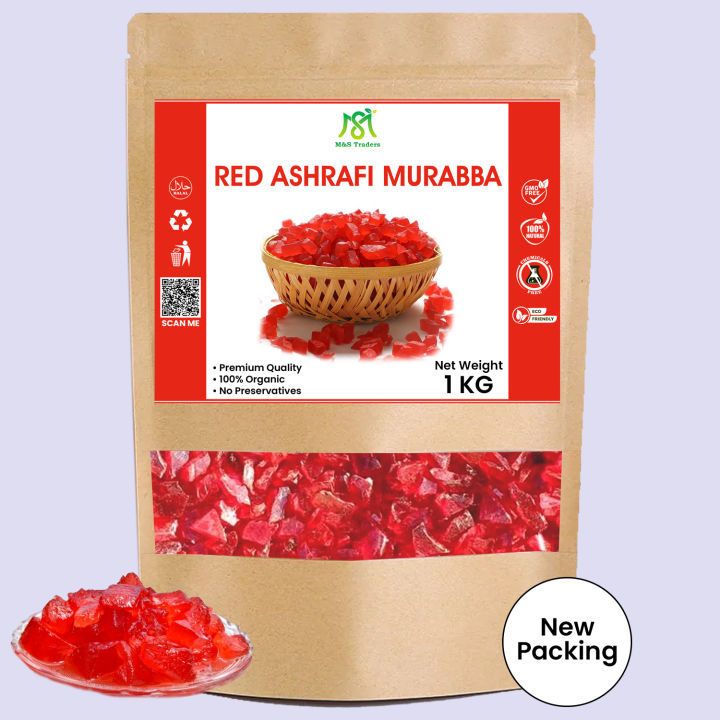 Red Ashrafi Murabba ( Pumkin Preserve ) Laal Murrabba / Maraba / Muraba ...
