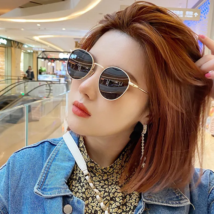 Trend Star Same Style Glasses European American Small Oval Shades Light ...