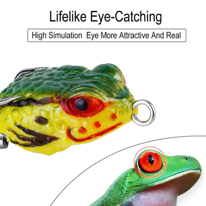 Outdoor Luya long-range thunder frog 2.5cm/3g mini frog hits black ...