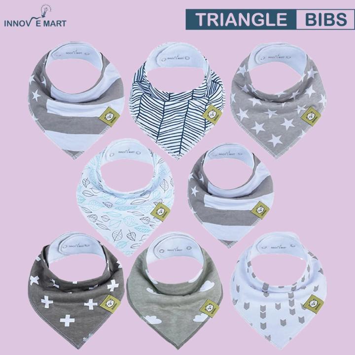 Triangle Bibs Cotton Saliva Towel Bibs, Cute Lace Flower Baby Bibs Soft ...