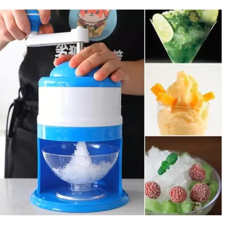 Manual Ice Crusher Hand Shaved Gola Maker Ice Machine Ice Snow Cones ...