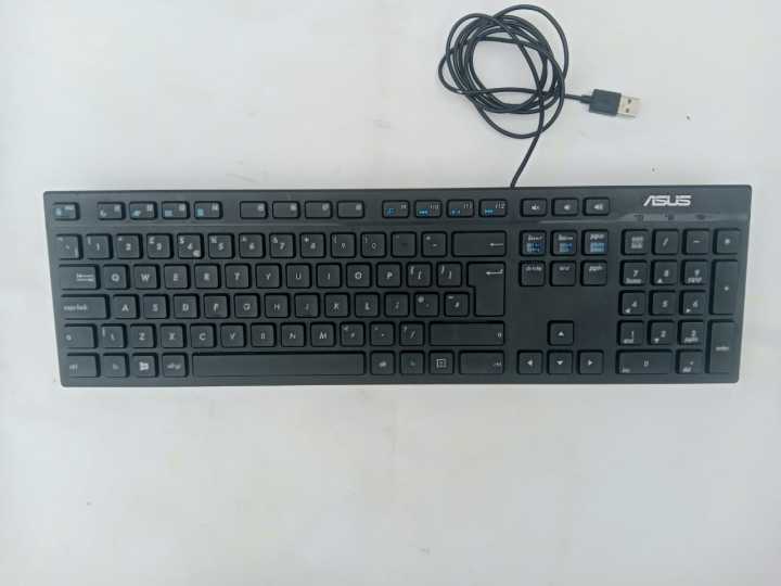 Keyboard (wired) for pc & laptop 100% orignal ASUS USB Slim Business ...