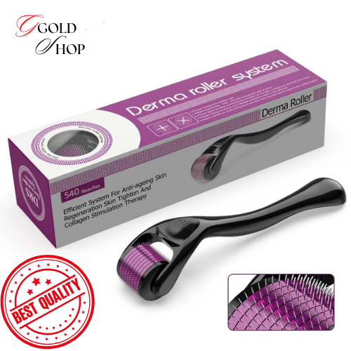 Derma Roller 0.5MM- Smoothen Skin & Reduce Fine Lines for Hair & Skin ...