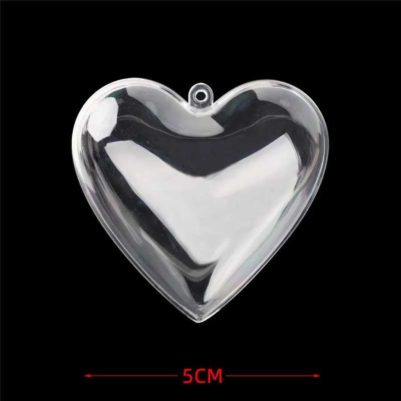 Clear Plastic Candy Heart Boxes