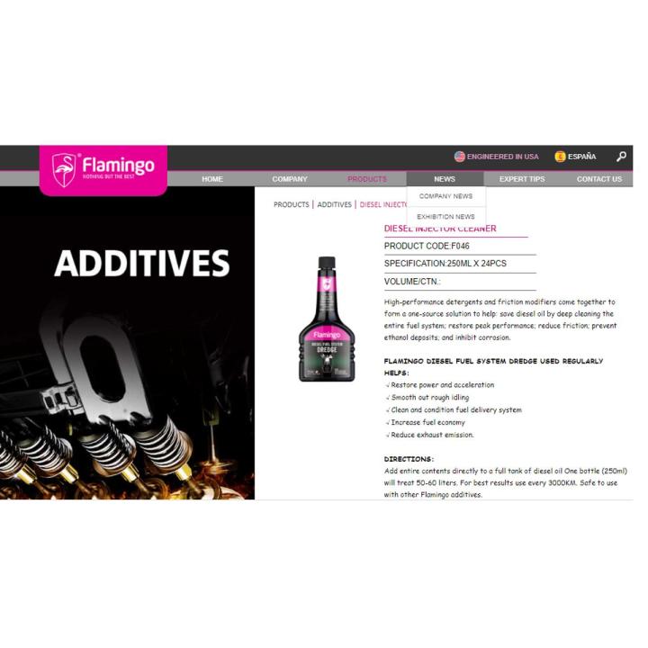 Flamingo Diesel Treatment & Injector Cleaner 354ml | Daraz.pk