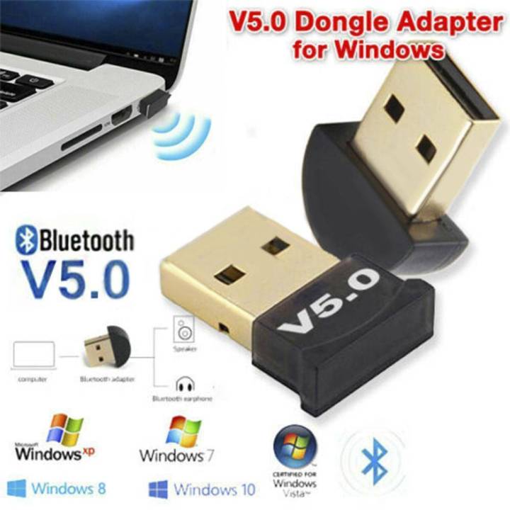 Mini Bluetooth USB Dongle 5.3 – Wireless Adapter Plug & Play for PC ...