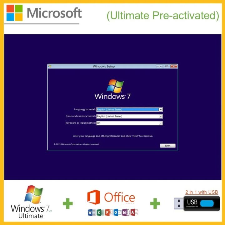 Windows 7 SP1 Ultimate (64bit) Multilingual + Office 2021 (Latest ...