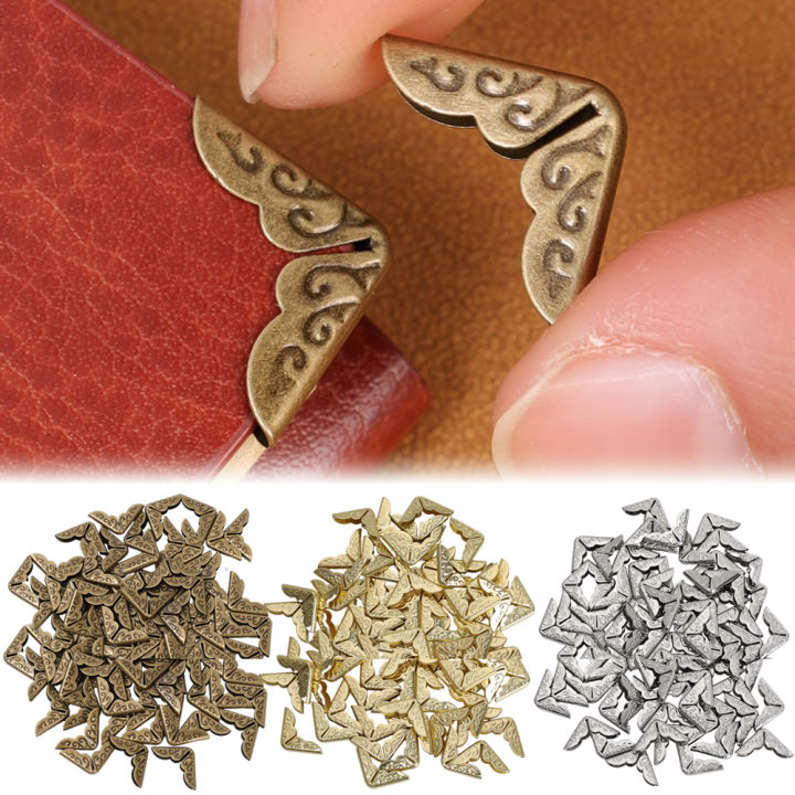 50Pcs/Set Photo Album Phase Frame Corner Protector DIY Gift Wooden Case ...