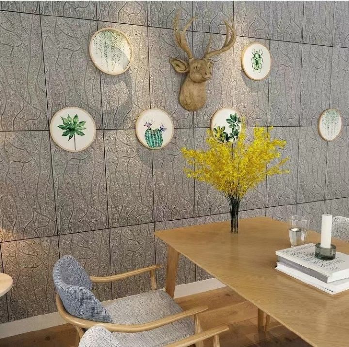 6MM 3D adhesive sheets SEAWEED design | best for walls and ceilings ...