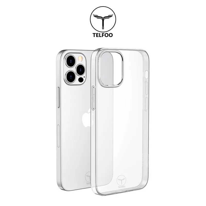 Apple Iphone 12 Pro Max 6.7 TELFOO Transparent Jelly Back Cover Crystal Clear Case Compatible With IPhone 12 Pro Max 6.7 Daraz.pk