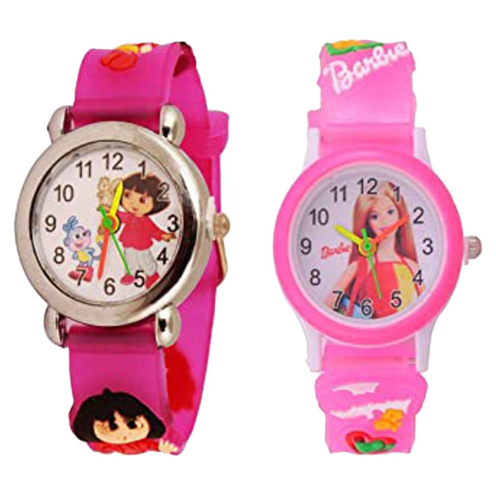 Pack Of 2 Doll Character Watch For Kids Random Character For Girls ...
