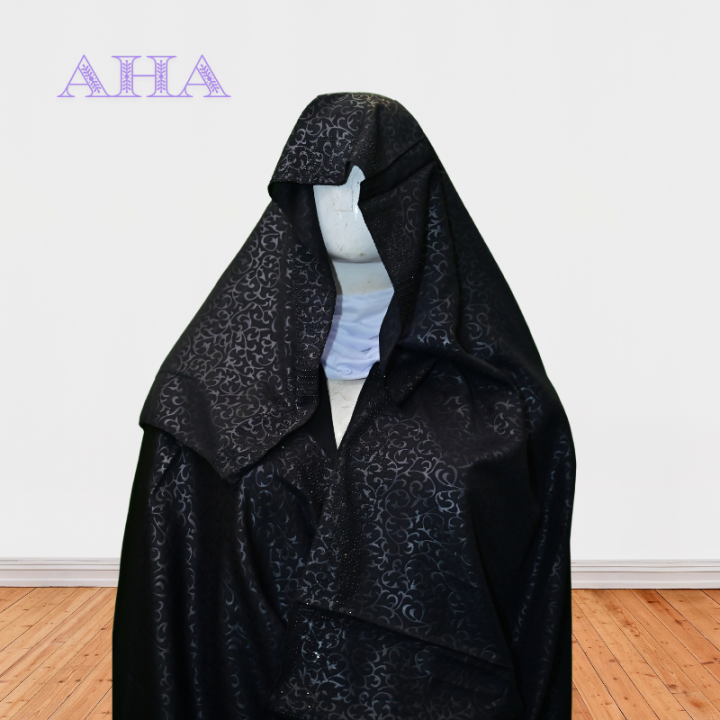 Designer Black chadar | Embroidery Chadar | Arabic design | Arabic ...
